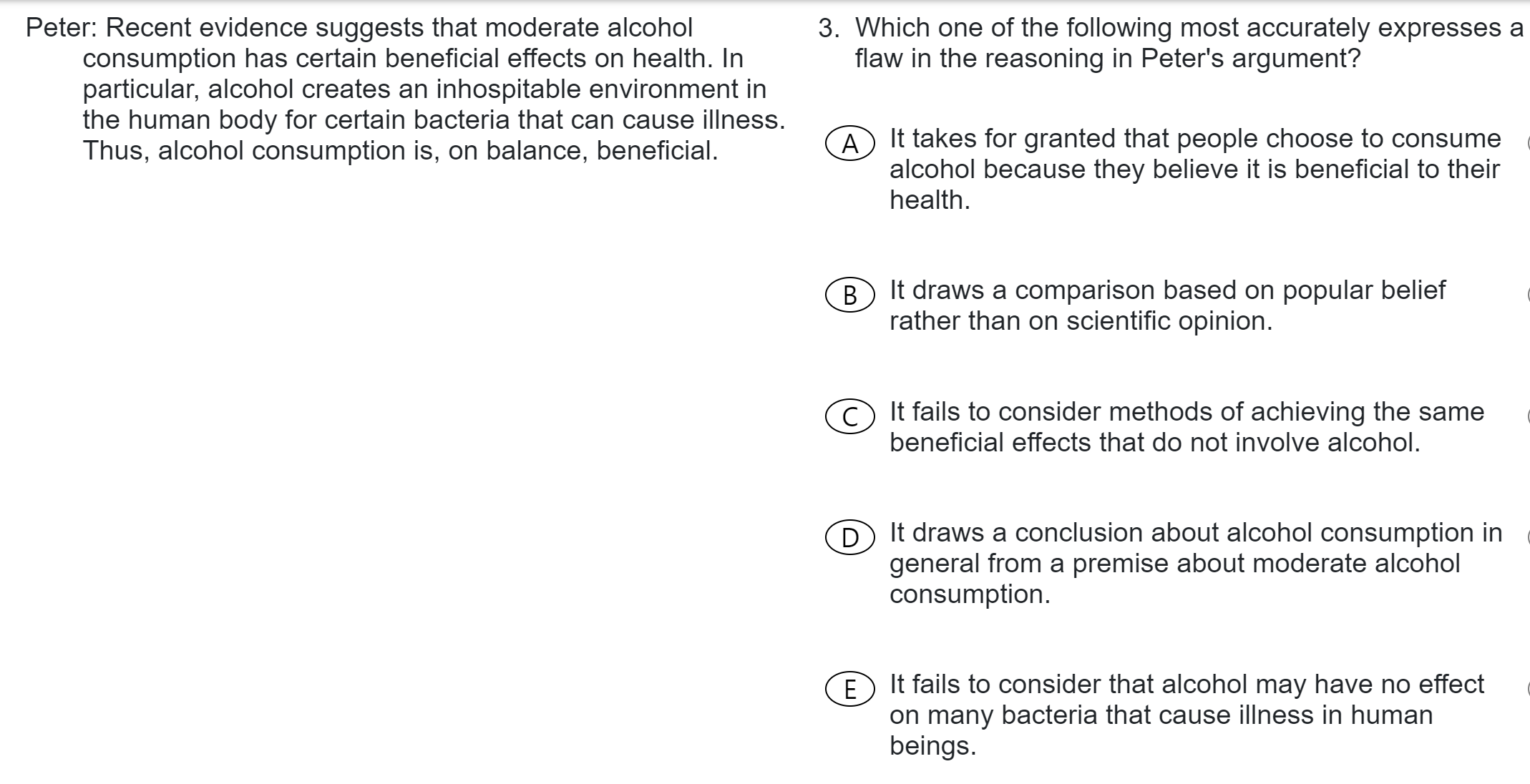 LR flaw in the reasoning | Trevor Klee, Tutor