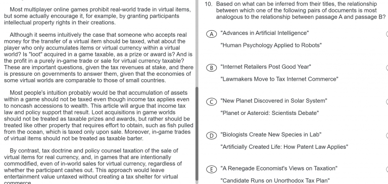 LSAT Reading Comprehension tips and strategies for each question type ...